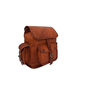 Vintage Leather Backpack For Women/Teen Girls Rucksack, Small 12 Inch Leather Handbag