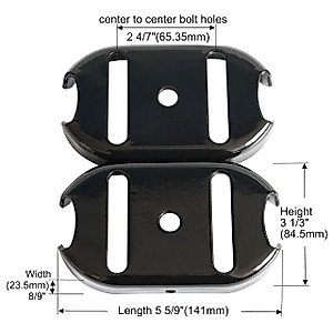 Outdoor Power 2 Pieces Snow Blower Skid Shoe Replaces Murray 1727854BMYP Skid Shoe for Murray 1687050 - Grass Mulcher Kit 50"
