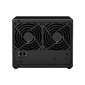 Synology DiskStation DS420+ NAS Server with Celeron 2.0GHz CPU, 6GB Memory, 72TB HDD Storage, 1TB M.2 NVMe SSD, 2 x 1GbE LAN Ports, DSM Operating System
