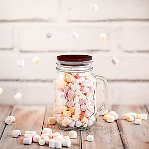 Wooden Mason Jar Lids Regular Mouth Storage Canning Jar Lids, CNVOILA 8 Pack Lids for Regular Mouth Mason Jar