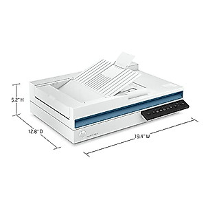 HP ScanJet Pro 2600 f1, Fast 2-Sided scanning and auto Document Feeder (20G05A)