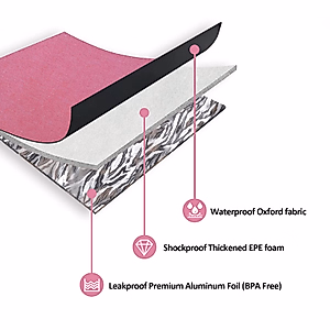 FITHOME Insulated Lunch Bag for Women/Men, Reusable Leakproof Cooler Thermal Lunch Box Tote Bags fit for Ice Pack, Adults College Fashion Lunch Bags for Work/Picnic/Travel