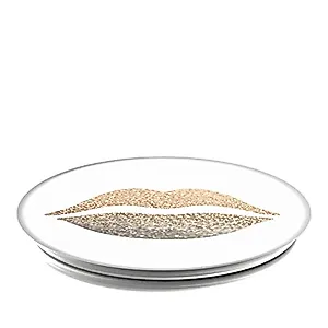 PopSockets: Collapsible Grip & Stand for Phones and Tablets - Gold Lips