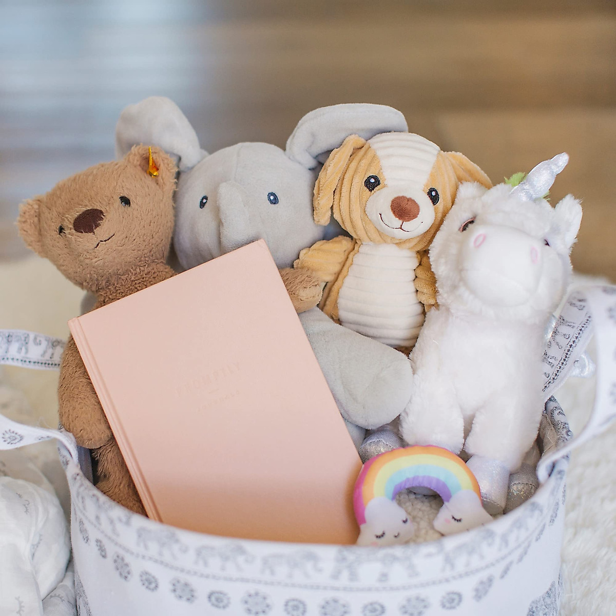 Promptly Journals, A Complete Childhood History: From Pregnancy to 18 Years Old (Country Peach, Orange, Leatherette) | Baby Book and Pregnancy Journal | Baby Memory Book