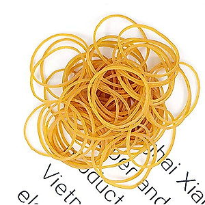 Rubber Bands,500 piece Sturdy Stretchable Rubber Bands,Bank Paper Bills Money Elastic Stretchable Bands,General Purpose Rubber Bands for Home and Bank or Office use by Korty