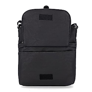 MultiSac womens Mini Flare Crossbody Cross Body, Black, One size US