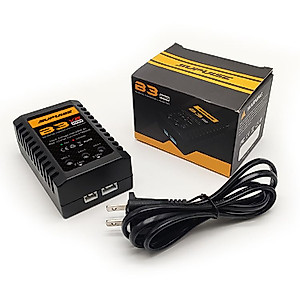 SUPULSE LiPo Battery Charger 2S-3S RC Balance Charger AC 7.4-11.1V 10W Upgrade Version Compact Lipo Charger RC Car Charger for XHR Plug Battery(B3V2)