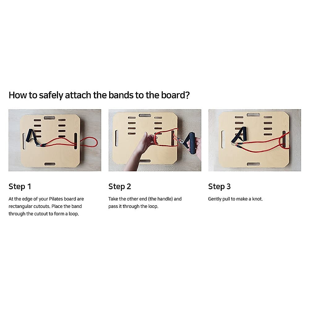 FITIS Home Pilates Reformer Edit - Portable Reformer Alternative for Full Pilates Workouts and Exercises at Home with Resistance Bands (Wood)