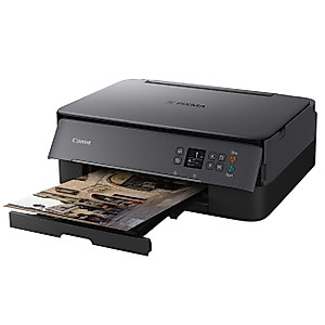 Canon TS5320 All in One Wireless Printer, Scanner, Copier with AirPrint, Black, Amazon Dash Replenishment Ready