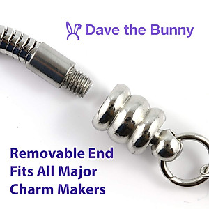 Dave The Bunny Crab Jewelry for Women | Stainless Steel Snake Chain Charm Bracelet