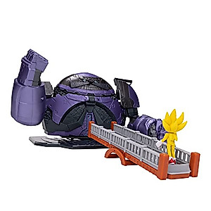 Sonic the Hedgehog 2 Movie Giant Eggman with Super Sonic 2.5" Action Figure Battle Playset