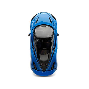 720S Blue and Dark Blue with Black Top Pink Slips Series 1/24 Diecast Model Car by Jada 34850