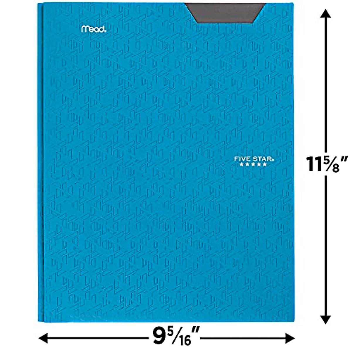 Five Star 2 Pocket Folder, 4 Pack, Plastic Folders with Stay-Put Tabs and Prong Fasteners, Holds 8-1/2” x 11" Paper, Writable Label, Assorted Colors (38064)