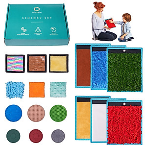 ODOXIA Sensory Mats for Autistic Children | Sensory Tiles for Kids | Mats, Discs & Bean Bags | Sensory Wall Panel | Multi-Sensory Exploration | Sensory Toys | Sensory Room Equipment | Tactile Play