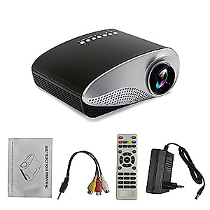 Viinice Projector for Home Theater Movie Video Portable LED Projector with HDMI-Compatible HD 1080P Built-in Speakers 4K Laser Projector with WiFi and Bluetooth