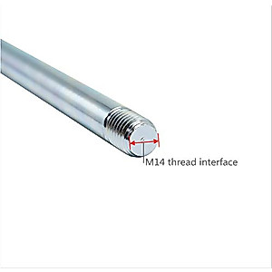 Concrete mixing head, paint mixer, paint mixer drill bit accessories, cement mixer tool drill bit, M14 electric brick mixer accessories, segmented S mixing head.