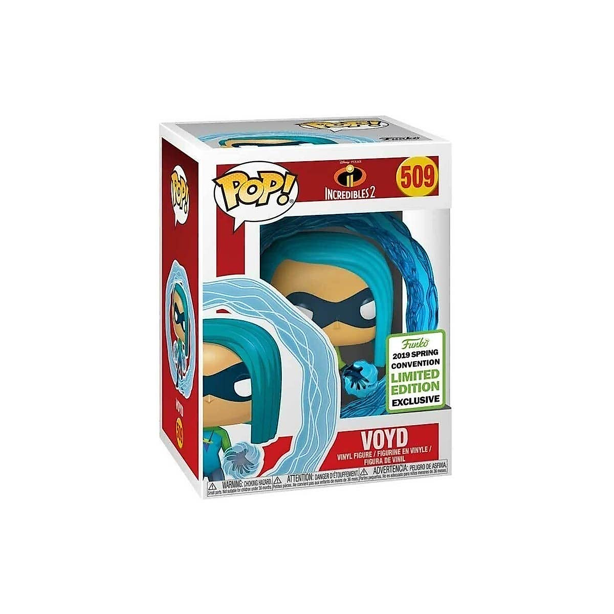 Funko Pop! The Incredibles 2 509 Voyd Vinyl Figure Disney Pixar Edición Limitada