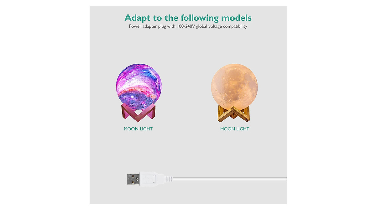 Lnauy Moon Lamp Charger for BRIGHTWORLD Galaxy Night Light