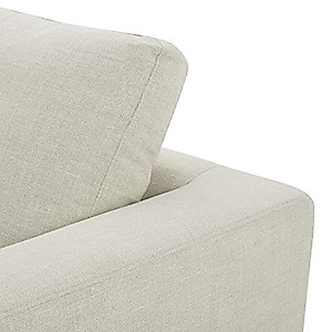 Stone & Beam Westview Love Seats, 76'' Loveseat, Cream