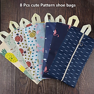 Travel Shoe Bags Waterproof Portable Shoe Storage Pouch with Handle for Men & Women