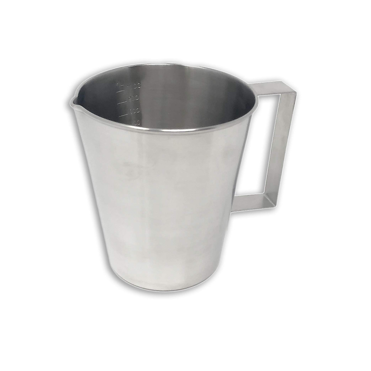 Edu-Labs Stainless Steel Graduated Lab Beakers with Handles, 1000mL