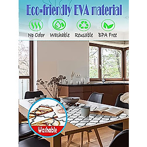 BHCORNERWhite Shelf Liners for Kitchen Cabinets Non-Adhesive,17.5" X30ft Kitchen Drawer Liner, Eva Cabinet Mats for Kitchen Shelves,Waterproof Contact Paper for Cabinets,Refrigerator Liners.