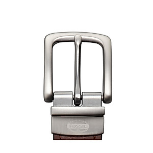 Fossil Men's Reversible Leather Belt, Parker Brown/Black, 32