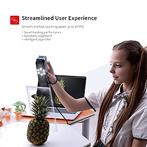 Shining 3D Einstar 3D Scanner with 3Dconnexion Space Mouse Bundle Support Scanning Black Hair, Up to 14FPS Scanning Speed High Quality Collecting Data Handheld 3D Scanner for 3D Printer
