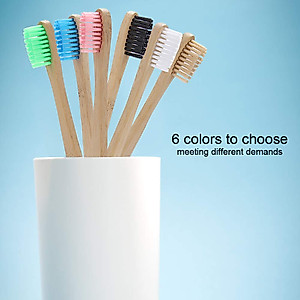 Toothbrush Soft Nylon 6 Colors Recyclable Toothbrushes for Person Oral Care(Blue)