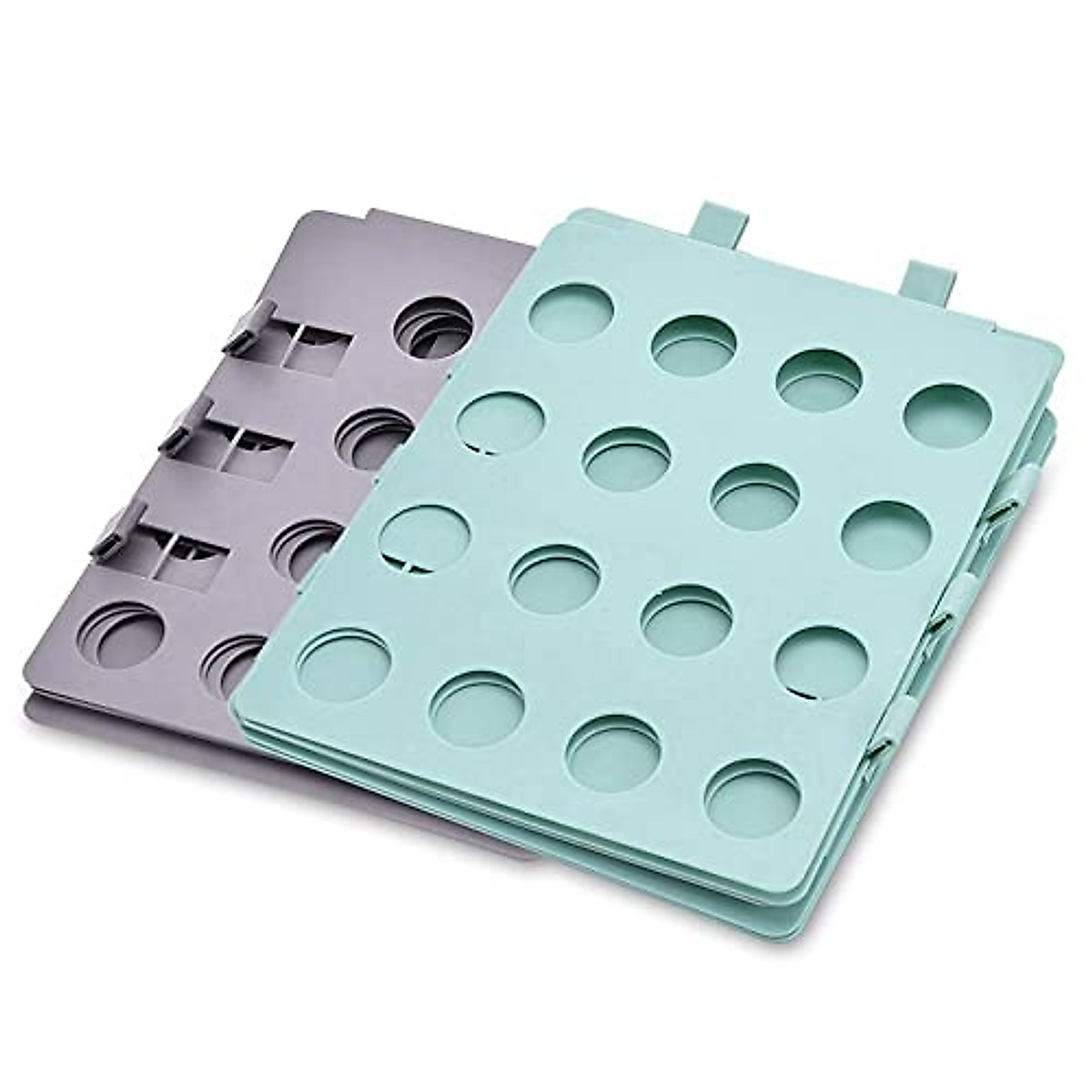 MinLia Portable Plastic Clothes Folding Board Shirt T-Shirt Pants Sweater Closet Clothes Folding Board Clothing Folder Bender(Grey)