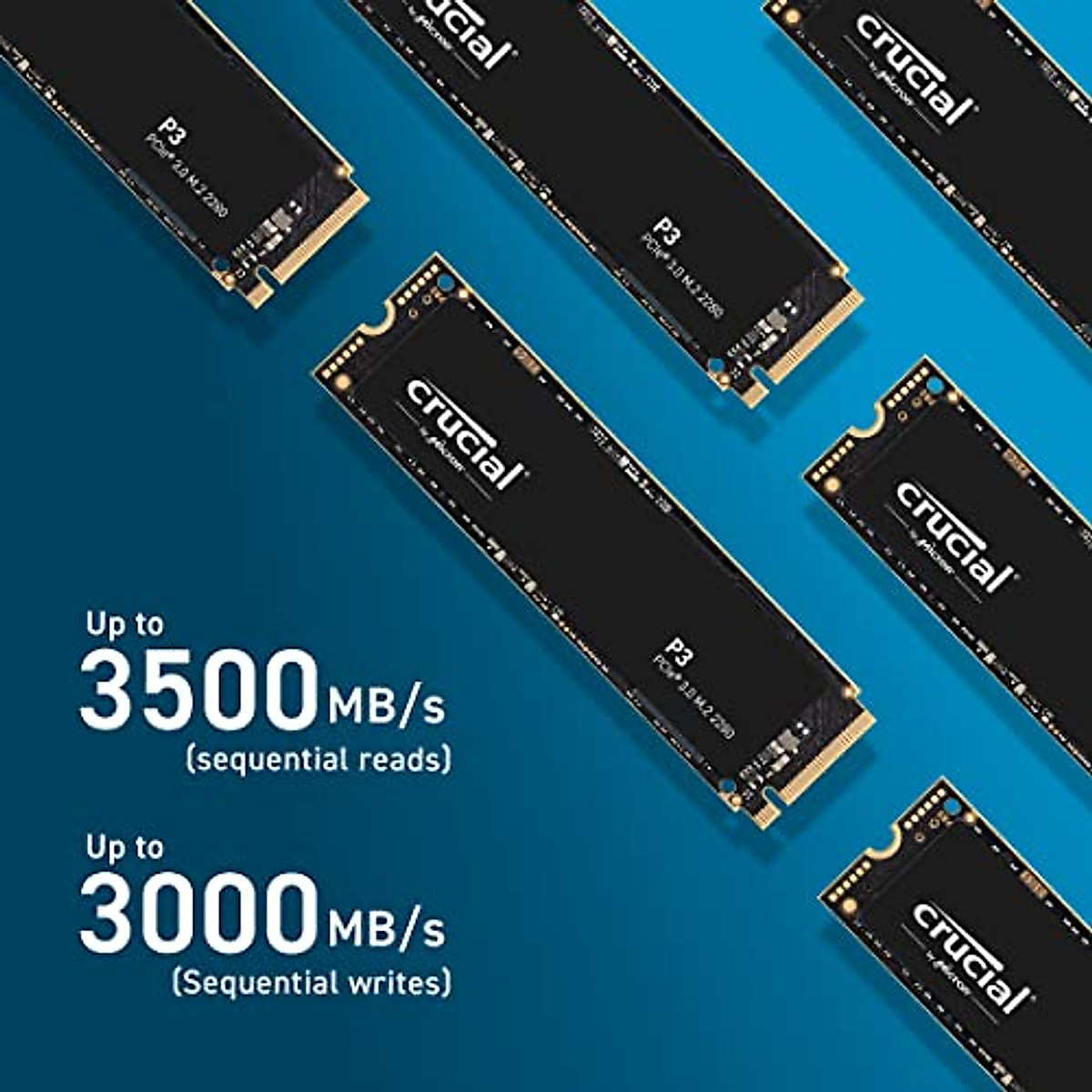 Crucial P3 1TB PCIe Gen3 3D NAND NVMe M.2 SSD, up to 3500MB/s - CT1000P3SSD8 — 🛍️ The Retail Market