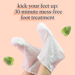 SpaLife Invigorating Spearmint & Tea Tree Oil Foot Sockies (3 Ct)
