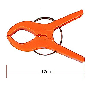 Beach Towel Clips, ECROCY Towel Clips for Chairs on Cruise, 8 Pack Large Clips Clamps,Clothes Pegs,Beach Towel Holder to Keep Your Towel from Blowing Away,Heavy Duty and in Bright Colors