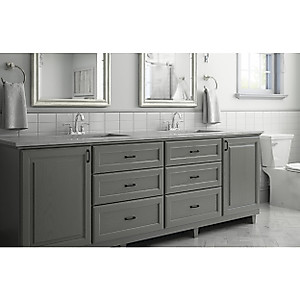 Franklin Brass Lombard (1-Pack) Cabinet Handles 3" Hole to Hole Matte Black Kitchen Cabinet Pulls Drawer Handles Cabinet Hardware Dresser Drawer Pulls P29521K-FB-C