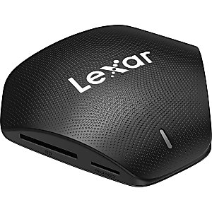 Lexar Professional Multi-Card 3-in-1 USB 3.1 Reader, Supports SD, microSD and CF Cards (LRW500URBNA)