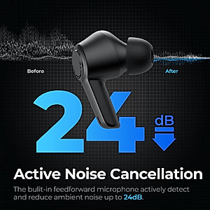 SoundPEATS T2 and T3 Active Noise Canceling Earbuds