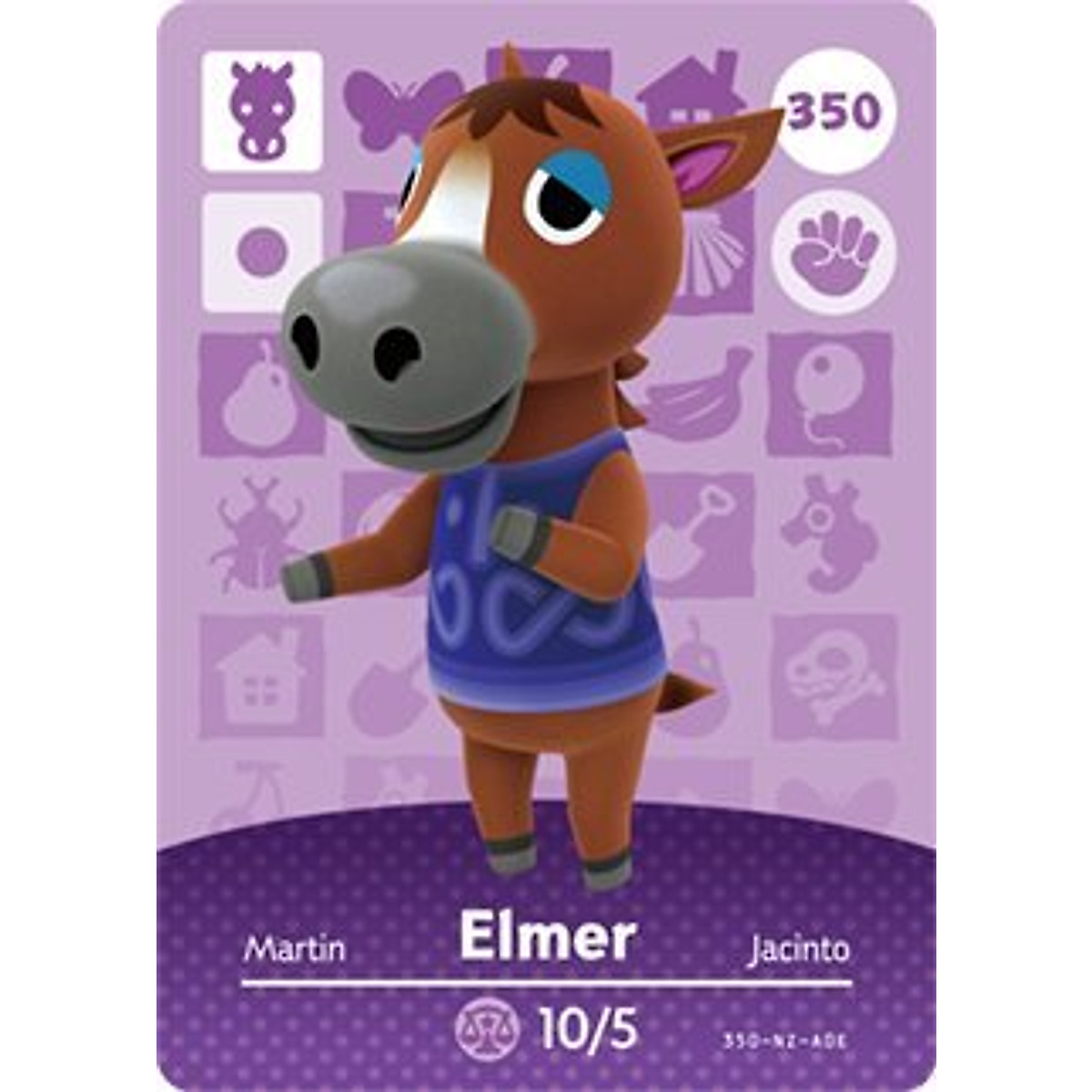 Elmer - Nintendo Animal Crossing Happy Home Designer Series 4 Amiibo Card - 350
