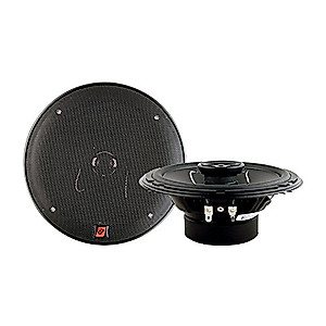 Cerwin Vega XED Series 6.5" 2-Way Coaxial Car Speakers - 300W MAX Power, 4 Ohm Superior Audio, Durable Polypropylene Cone & Metal Dome Tweeters, Lightweight Design for Enhanced Car Audio System XED62
