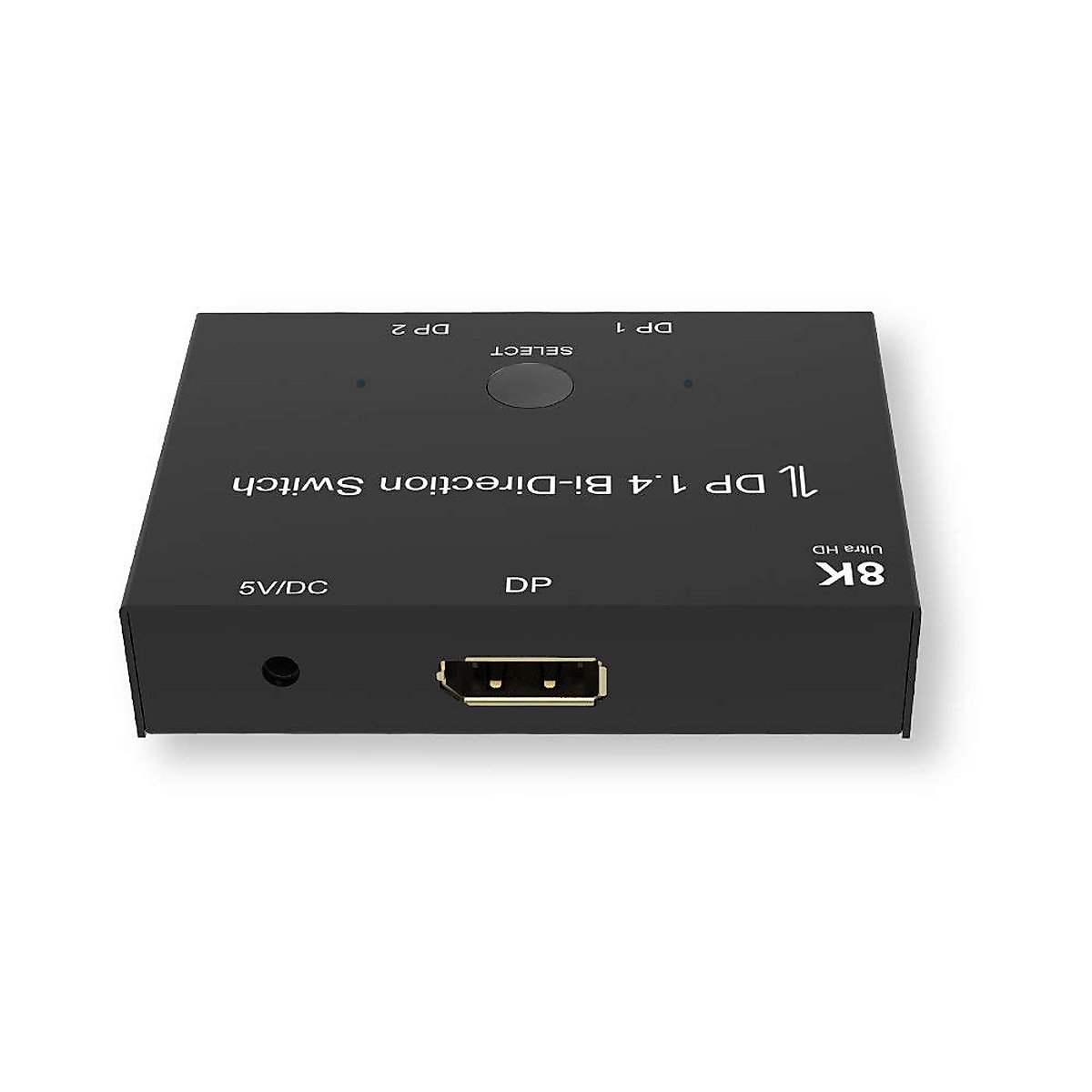 CABLEDECONN DisplayPort 8K DP 1.4 Switch Bi-Direction 8K@30Hz 4K@120Hz Splitter Converter for Multiple Source and displays.