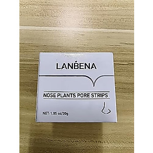 Blackhead Mask, Nose Plants Pores Strips Blackhead Remover Mask Peel off Mask Facial Pore Cleanser Purifying Face Mask Nose Strips (1.06 Ounce) - White