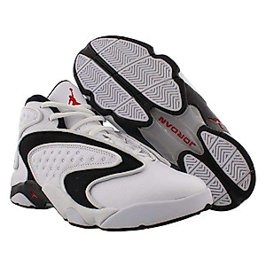 Jordan Air OG Womens Shoes Size 8.5, Color: White/University Red/Black