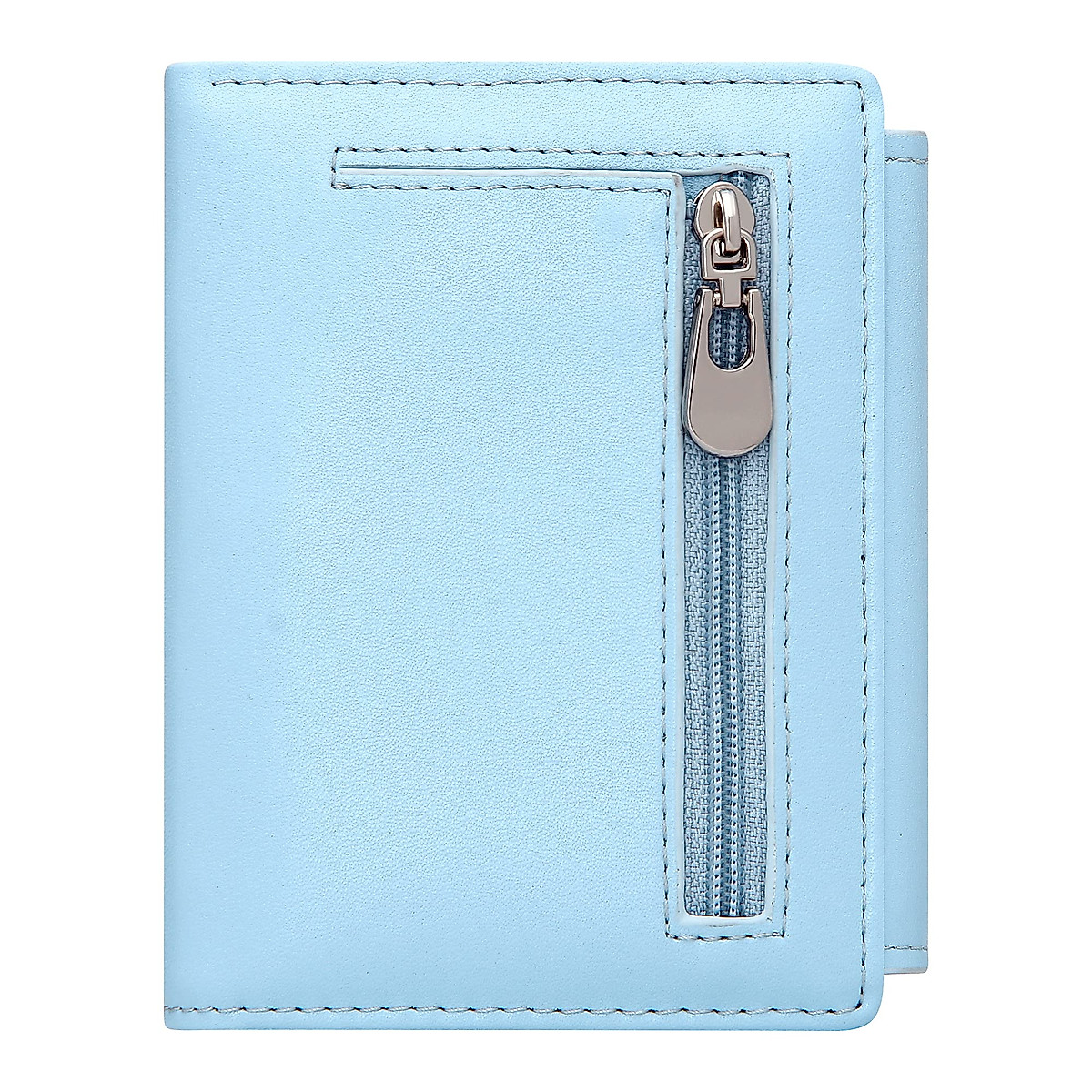 VOCUS Small Wallet for Women RFID Blocking Ladies PU Leather Card Holder Mini Compact Bifold Purse with Zipper Coin Pocket