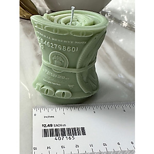 100 Dollar Bill/Money Candle, Natural Soy wax/Beeswax, Decorative Candle, Can be used as a Gift or home décor (No Fragrance)