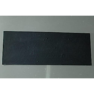 CSI Footprint Gel Lifters, Picking Up Powdered Latent Prints, Shoe Impressions, Crime Scene Forensic Supply, Black, 14x36 cm, 2 pcs/Pack