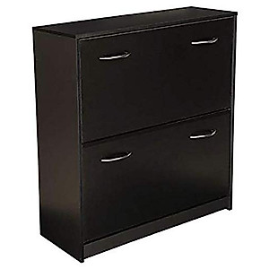 Venture Horizon Double Shoe Cabinet Black
