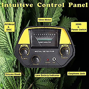 TECLUNG Metal Detector for Adults & Kids, High Accuracy Gold Detectors, Lightweight Metal Detectors, [All Metal & DISC Mode], 8" Waterproof Search Coil for Detecting Gold, Coin, Treasure Hunting