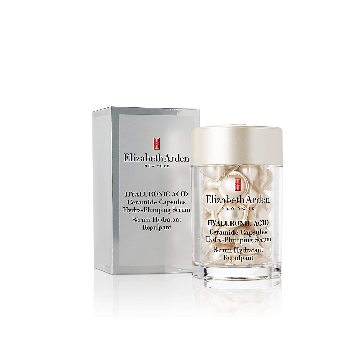 Elizabeth Arden Smooth & Plump Bundle, Retinol & Hyaluronic Acid Serum Ceramide Skincare Capsules