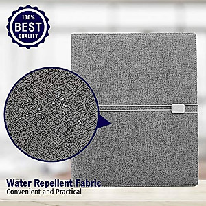 OOKU A4 Travelers Notebook Cover Compatible with Rocketbook Fusion Letter Size, Smart Reusable Notebook, Panda Planner, Wave, Everlast | 8.5 x 11 Journal Cover with Pen Loop, Business Card Organizer