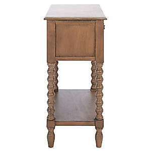 SAFAVIEH Home Collection Athena Brown 3-Drawer Console Table