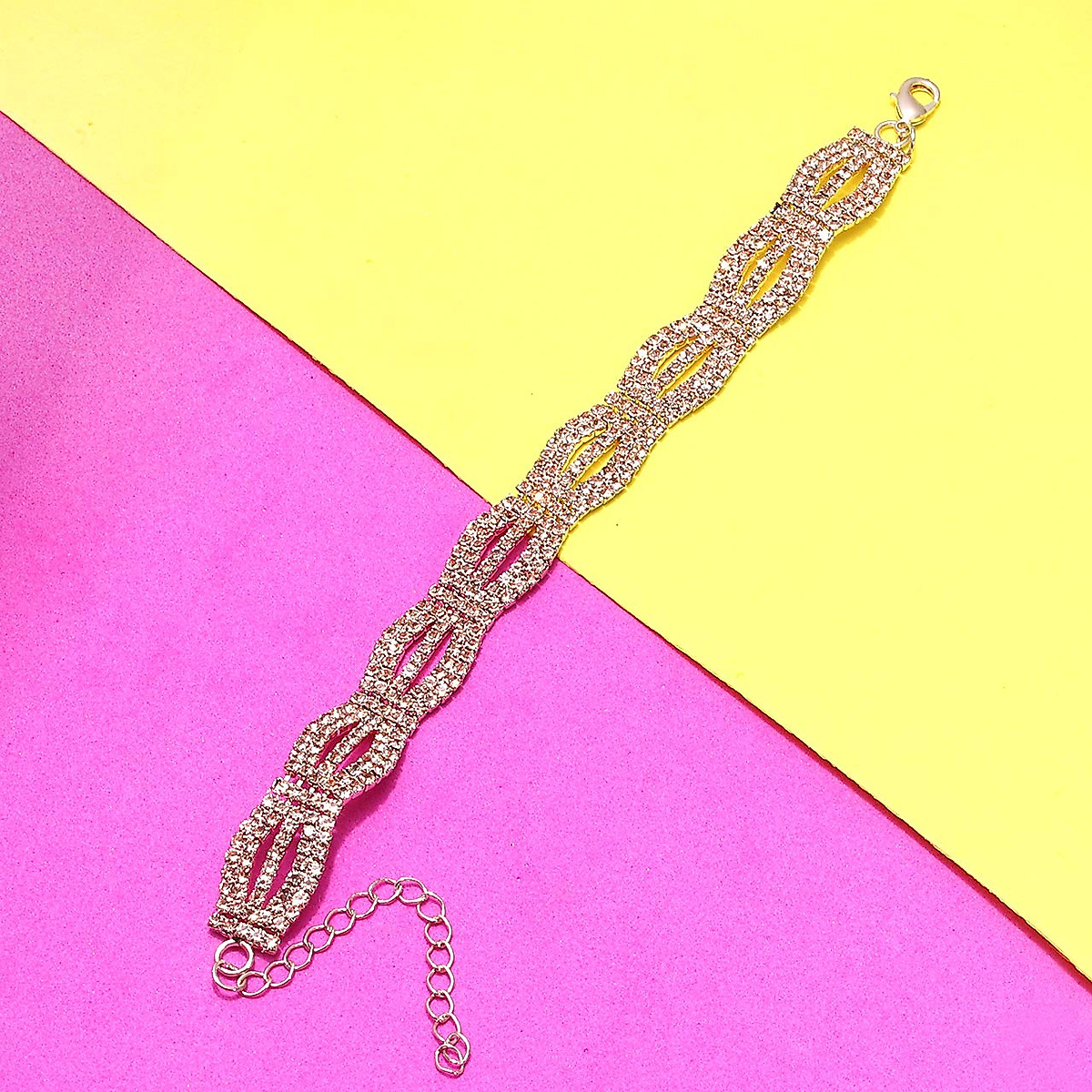 ZOLEAROPY Adjustable Cubic Zirconia Classic Tennis Bracelet For Women Chain Link Bangle Bracelet Jewelry